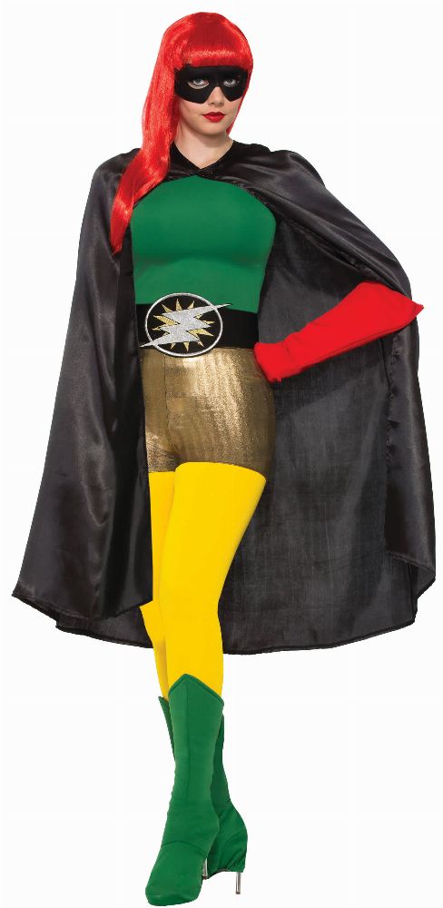 Hero Cape Black No Size - Canuck Amusements