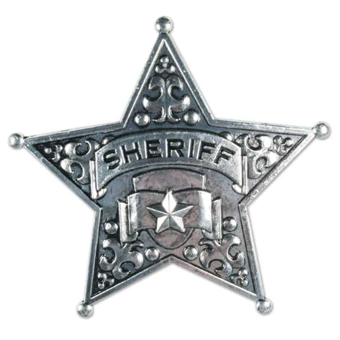 Metal Sheriff Badge - Canuck Amusements