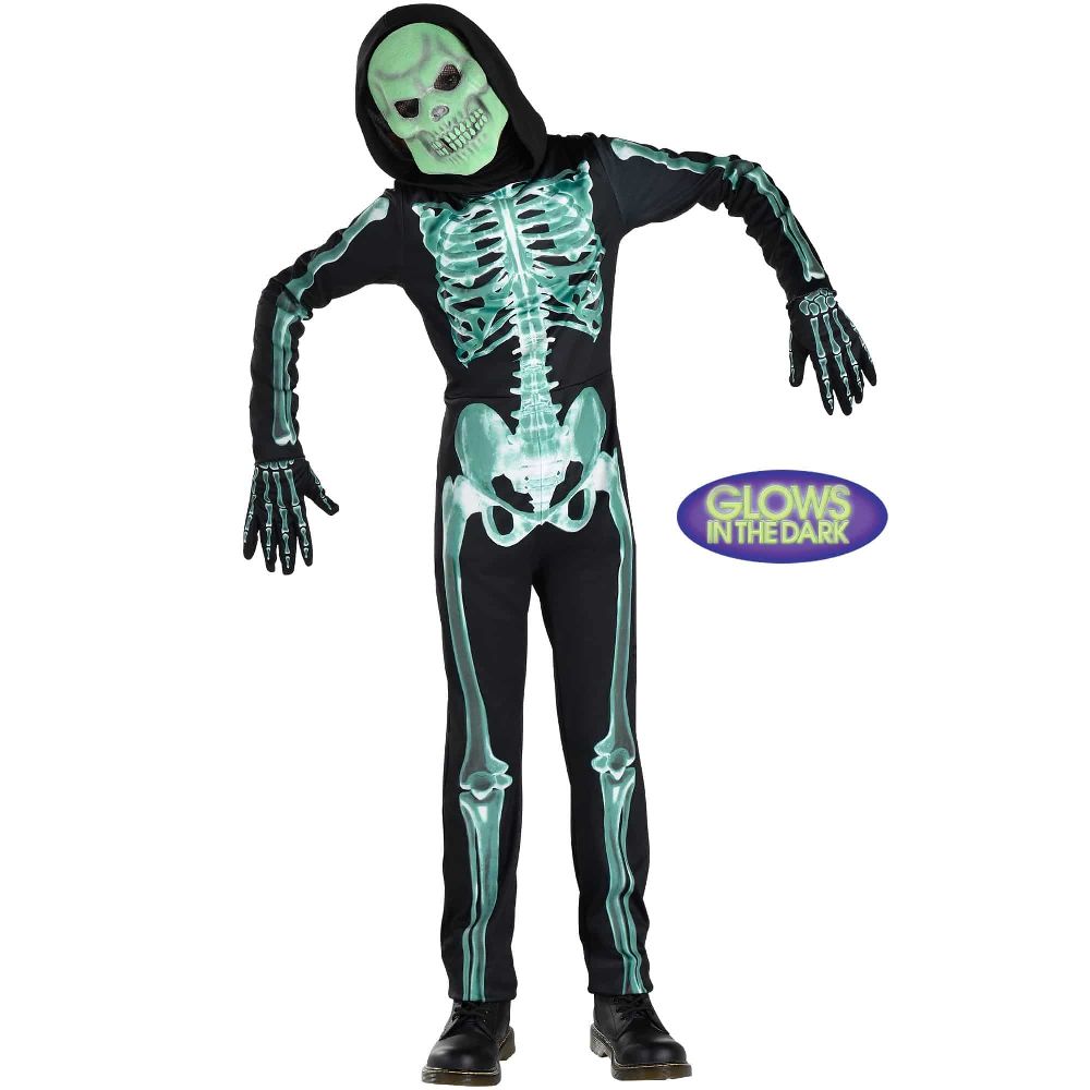 Glow in the Dark Skeleton Costume - Toddler (3-4) - Canuck Amusements